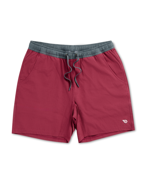 Athletic Short - Cardinal - Topo Desert Camo Liner – BURLEBO