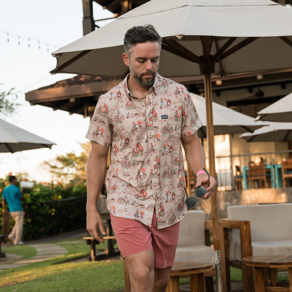Performance Button Up - Cowboy Up – BURLEBO