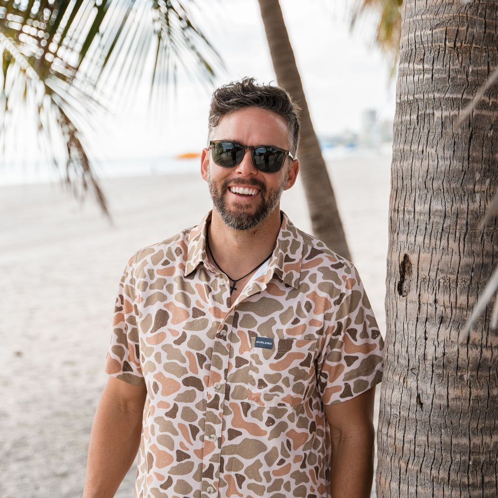 Venado Camo Performance Button Up | BURLEBO