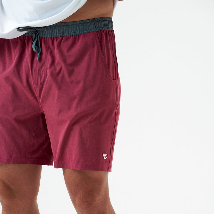 Athletic Short - Cardinal - Topo Desert Camo Liner – BURLEBO