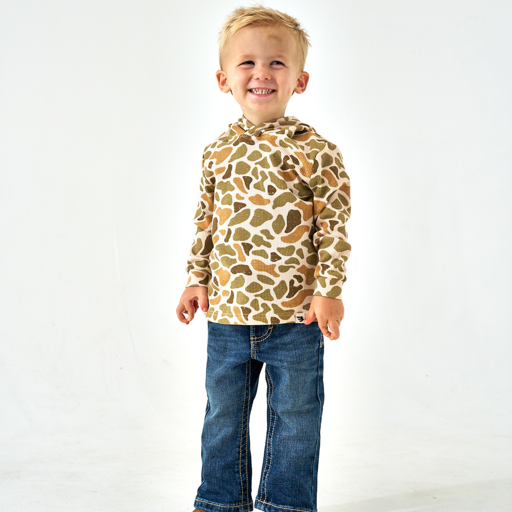Youth Venado Camo Thermal Hoodie | BURLEBO
