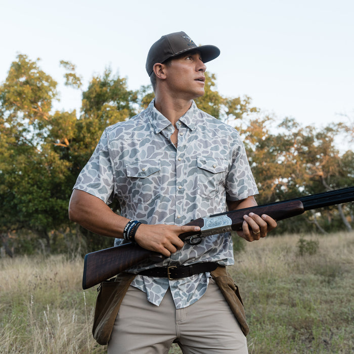 Performance Western Shirt - Classic Deer Camo – BURLEBO
