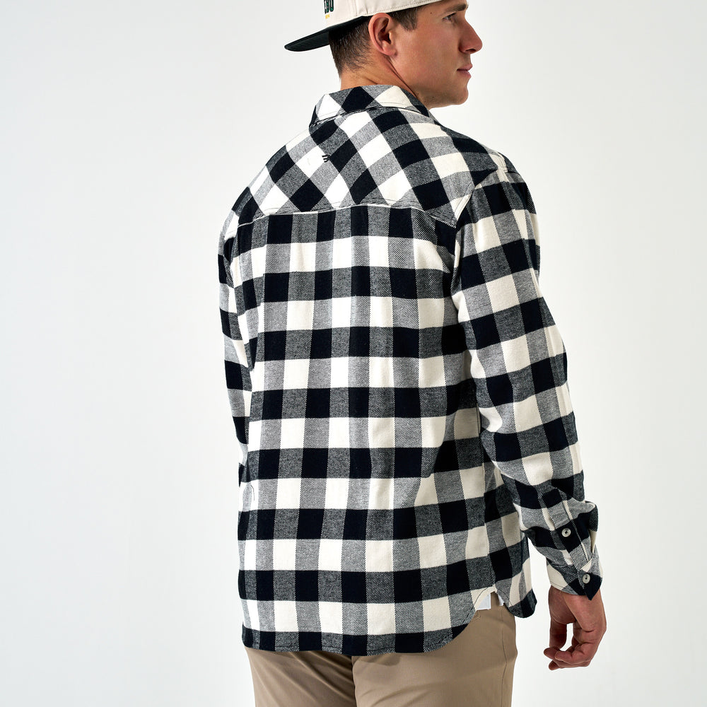 Black Buffalo Flannel Shirt | BURLEBO