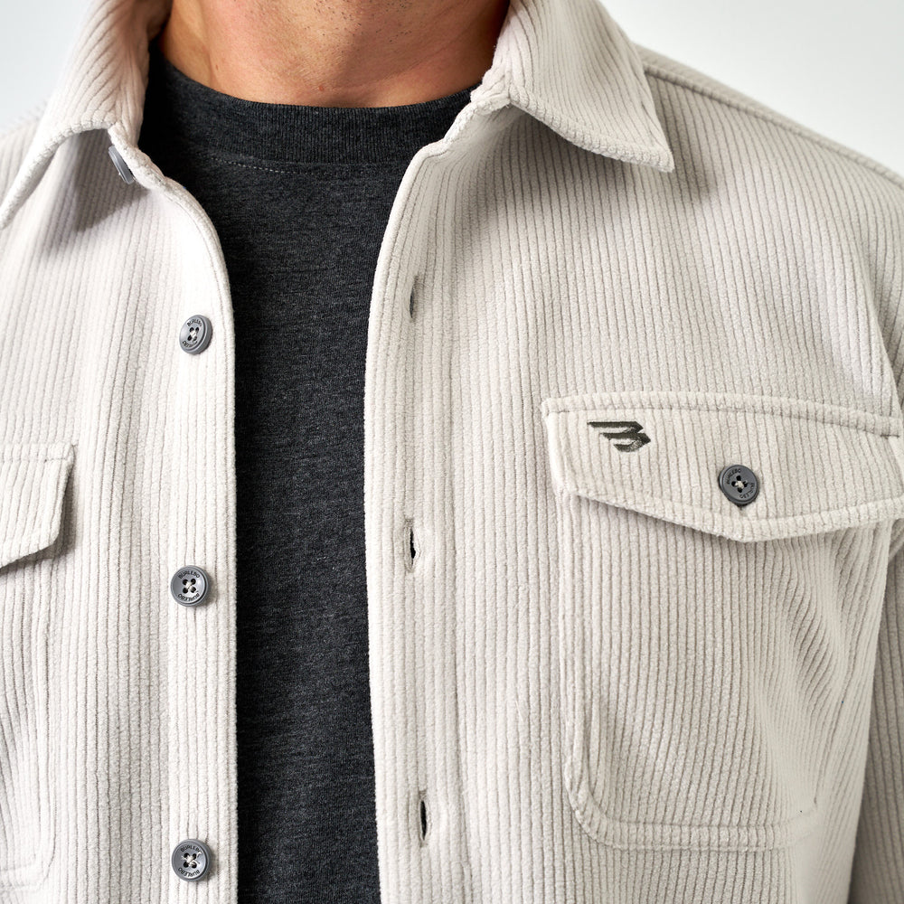 Kings Jacket – Light Grey & Deer Camo Lining | BURLEBO