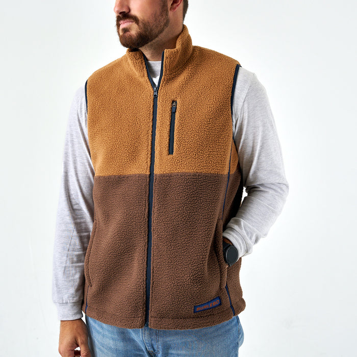 Montana Vest – Multi Brown | BURLEBO