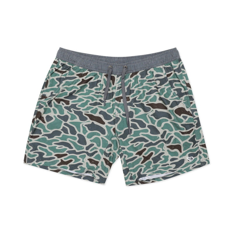 Athletic Short - Retro Duck Camo - Grey Liner – BURLEBO