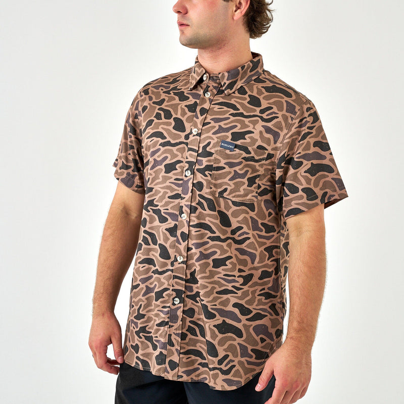 Performance Button Up - Gauge Camo – BURLEBO