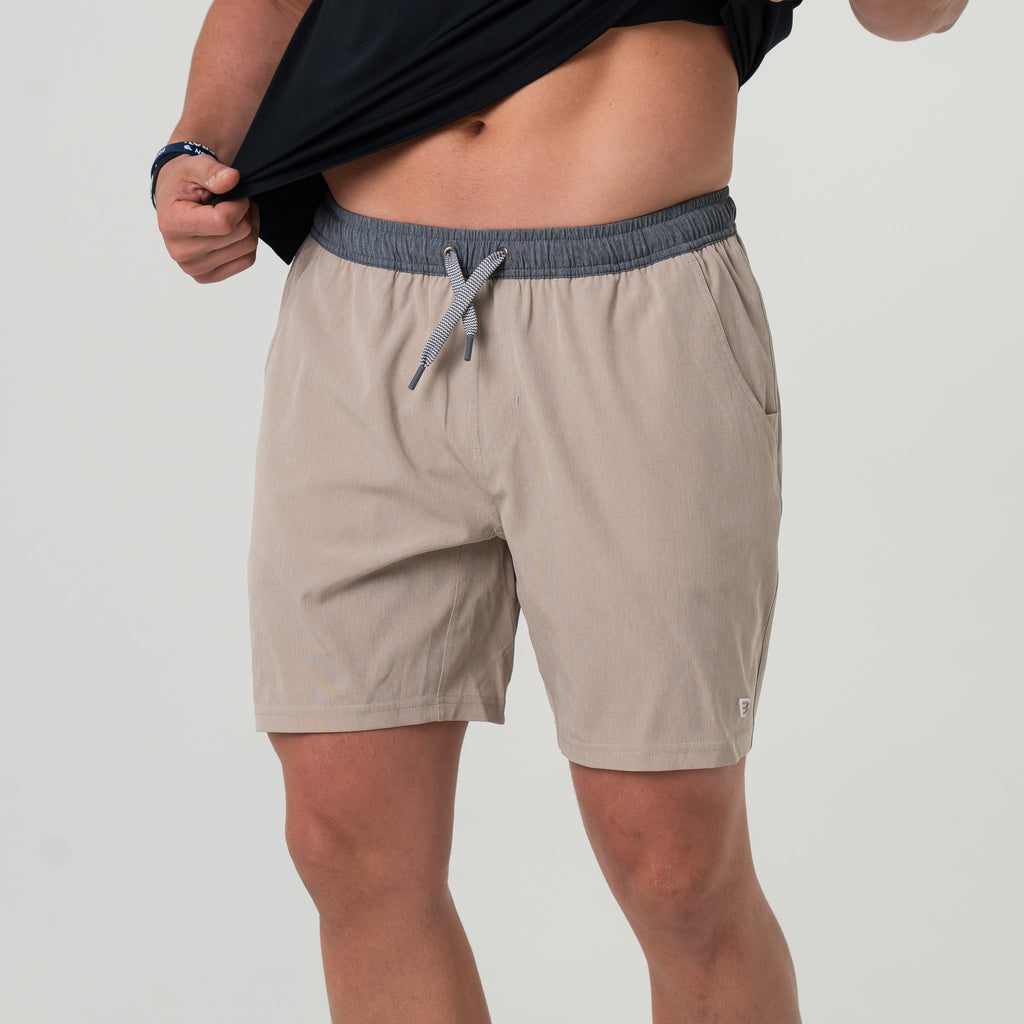 Athletic Short - Heather Khaki - Venado Camo – BURLEBO