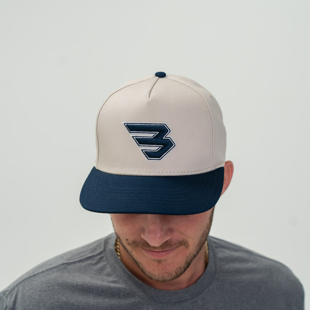 Cap - 3D Flying B Logo - Navy – BURLEBO
