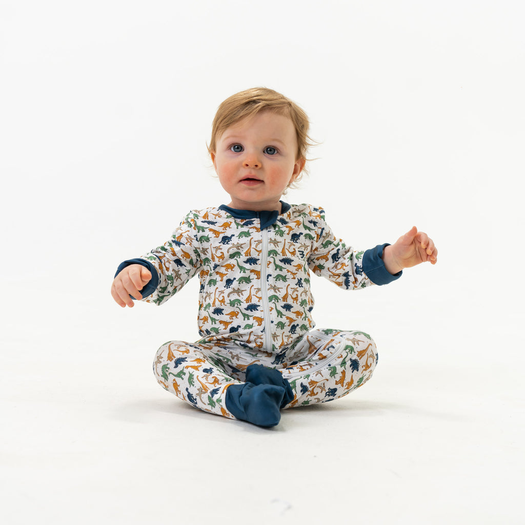 Baby Zip Up - Dino-Mite – BURLEBO