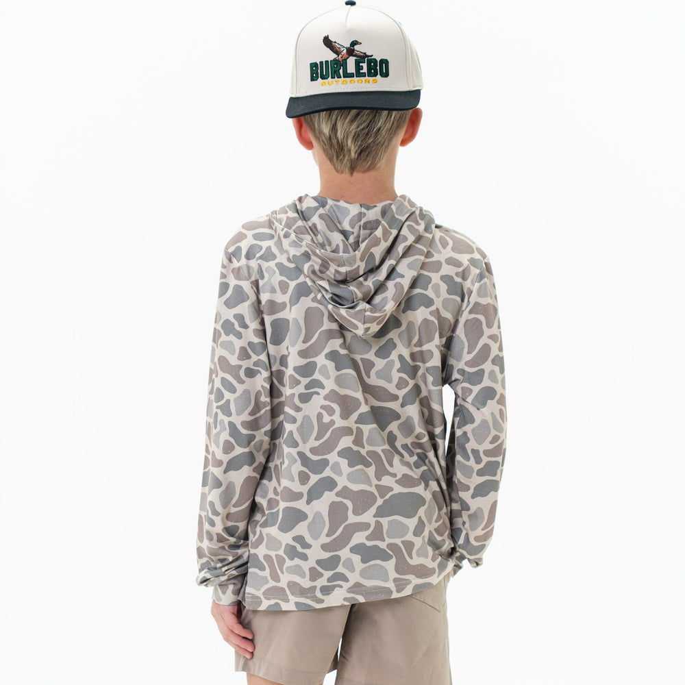 Youth Performance Hoodie - Classic Deer Camo – BURLEBO