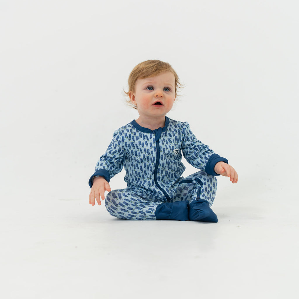 Baby Zip Up - Bluebonnet – BURLEBO