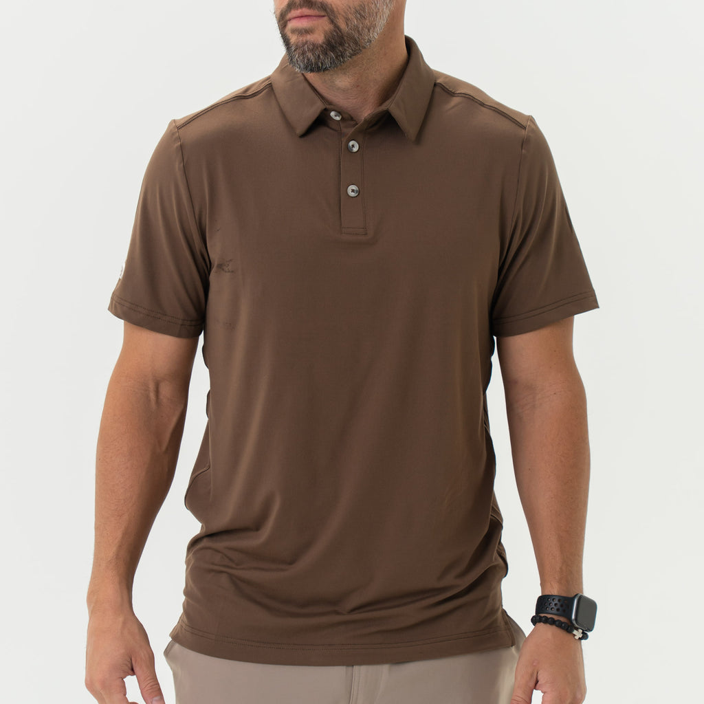 Performance Polo - Heather Brown – BURLEBO