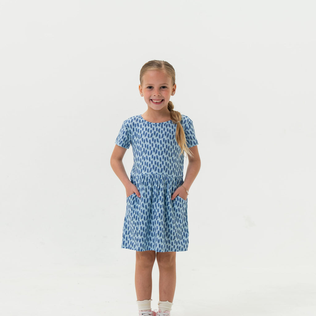 Youth Moxie Dress - Bluebonnet – BURLEBO