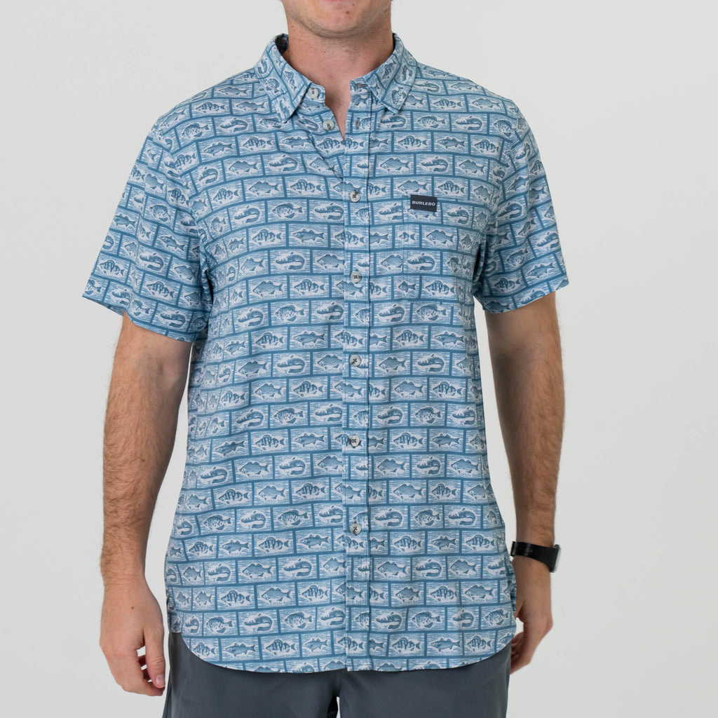 Performance Button Up - Angler's Choice – BURLEBO