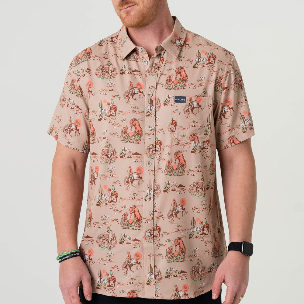 Performance Button Up - Cowboy Up – BURLEBO