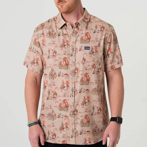 Performance Button Up - Cowboy Up – BURLEBO