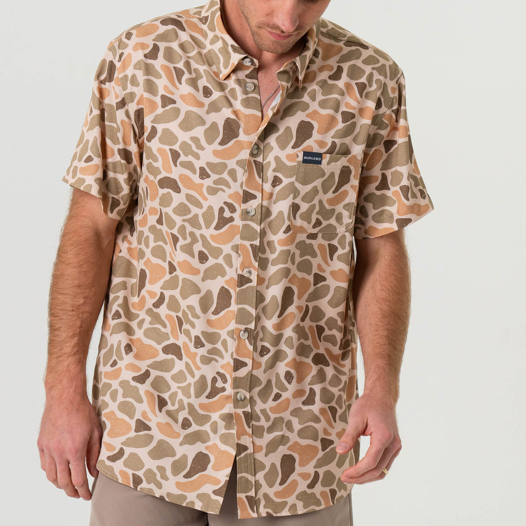 Performance Button Up - Venado Camo – BURLEBO