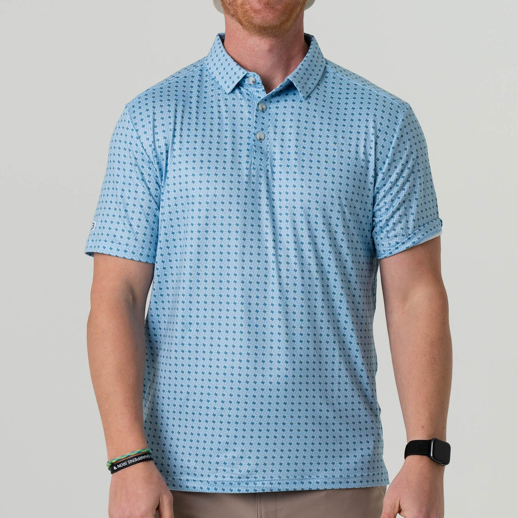 Performance Polo - Texas - Light Blue – BURLEBO