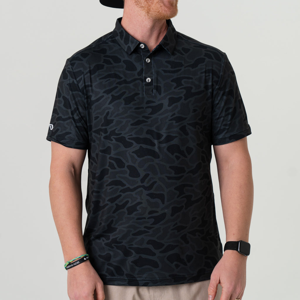 Performance Polo - Black Camo – BURLEBO