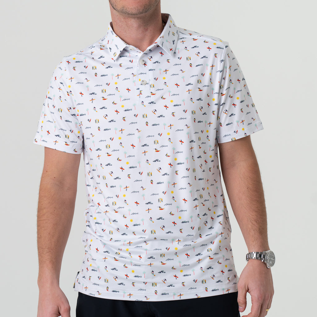 Surfer Performance Polo | BURLEBO