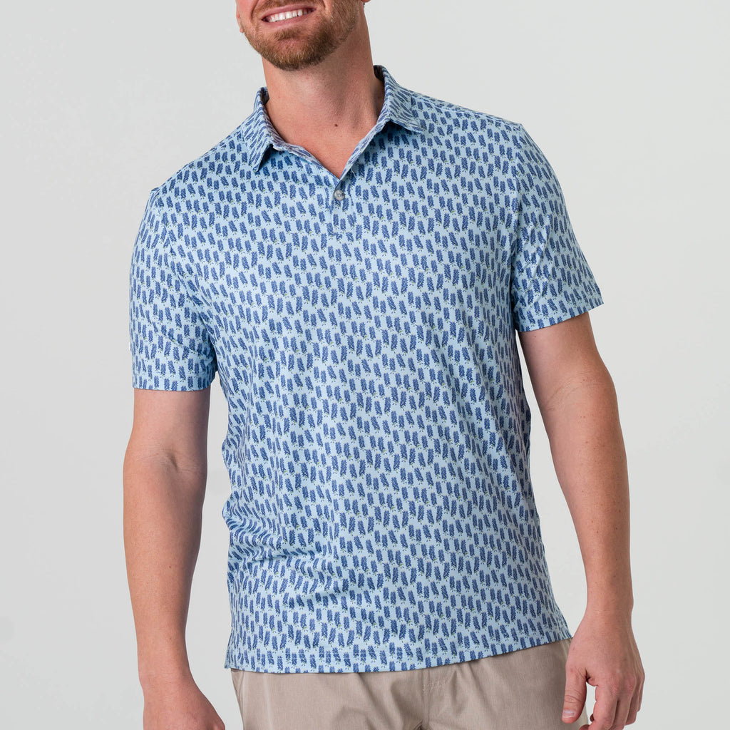 Performance Polo - Bluebonnets – BURLEBO