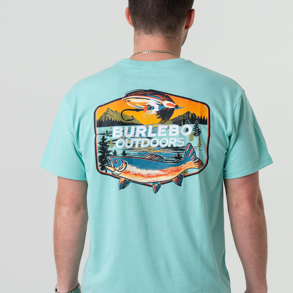 Short Sleeve Tee - Burlebo Outdoors Angler - Island Reef – BURLEBO