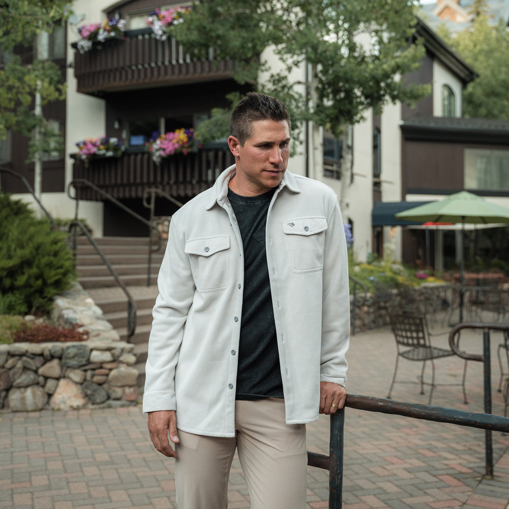 Kings Jacket – Light Grey & Deer Camo Lining | BURLEBO