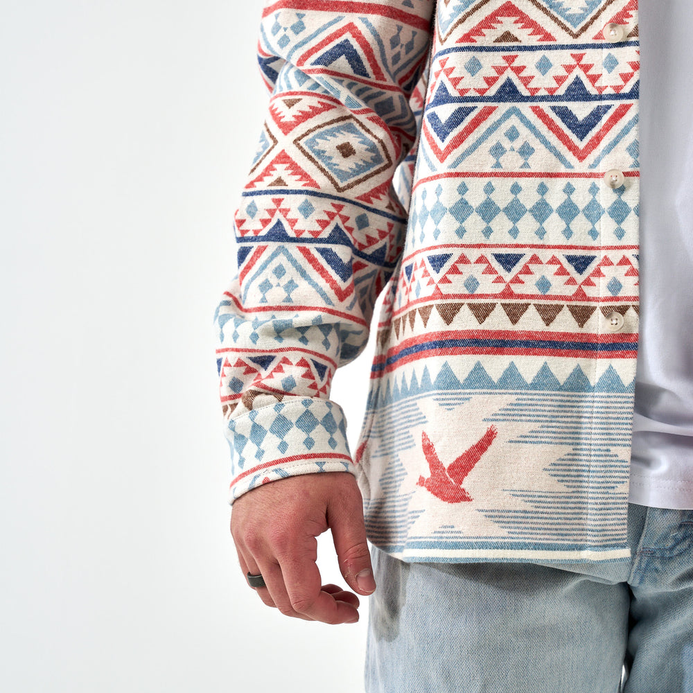Flying Duck Aztec Vintage Heavyweight Flannel | BURLEBO