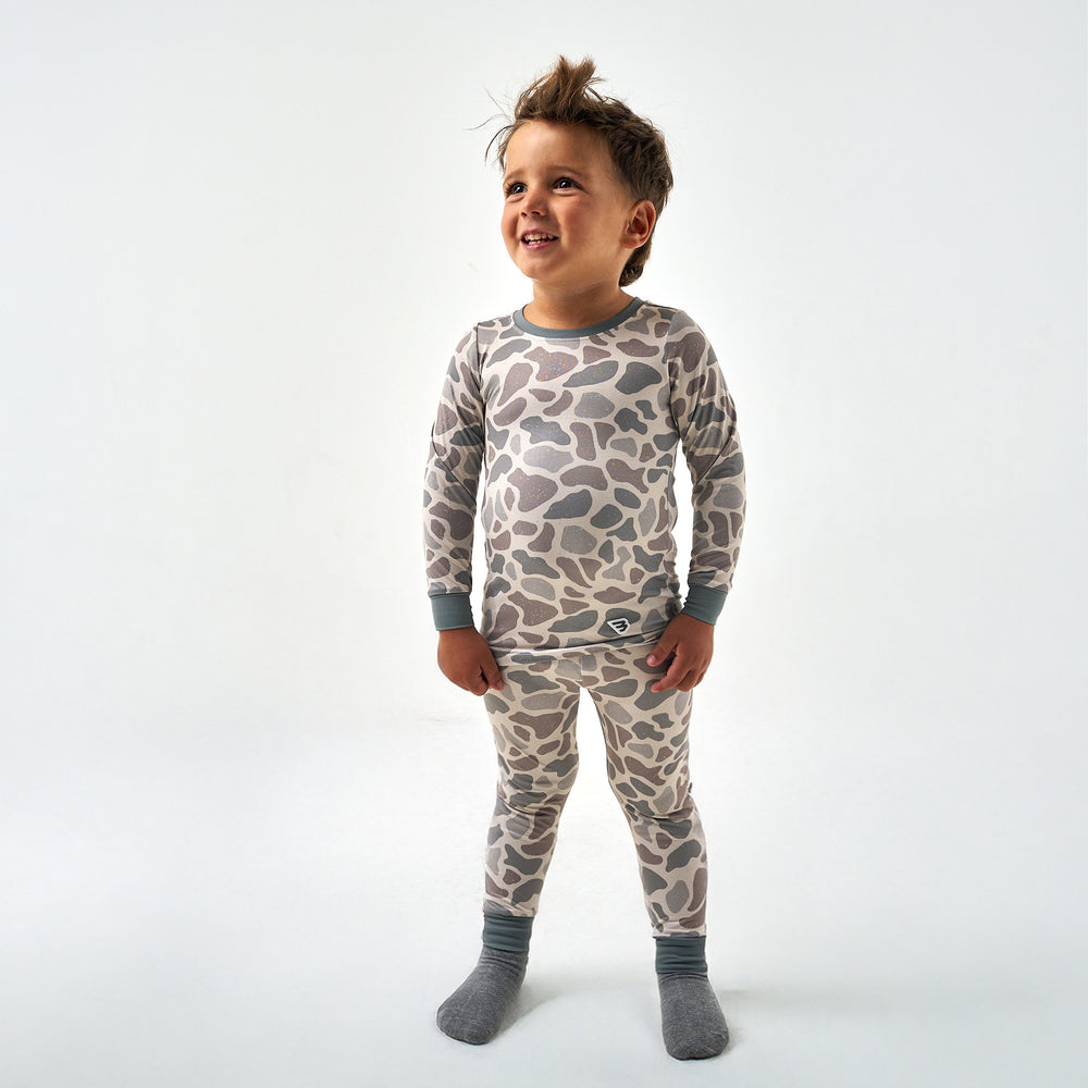 Youth Deer Camo Pajama Set | Kids PJs | BURLEBO