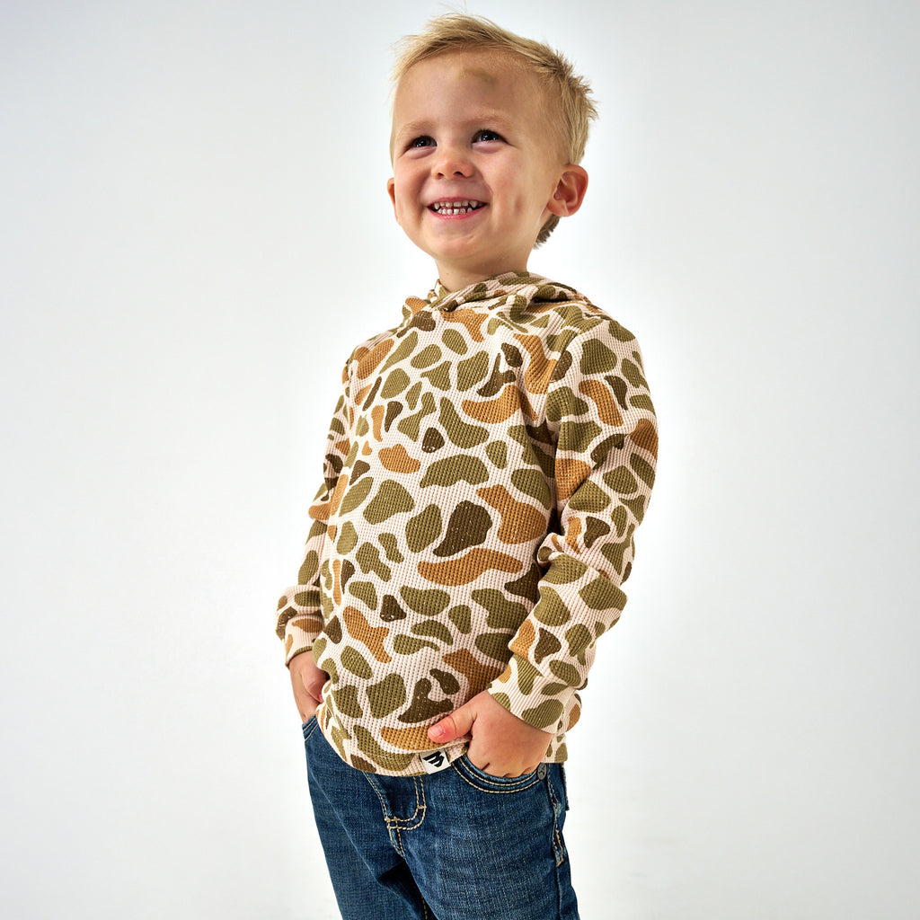 Youth Venado Camo Thermal Hoodie | BURLEBO