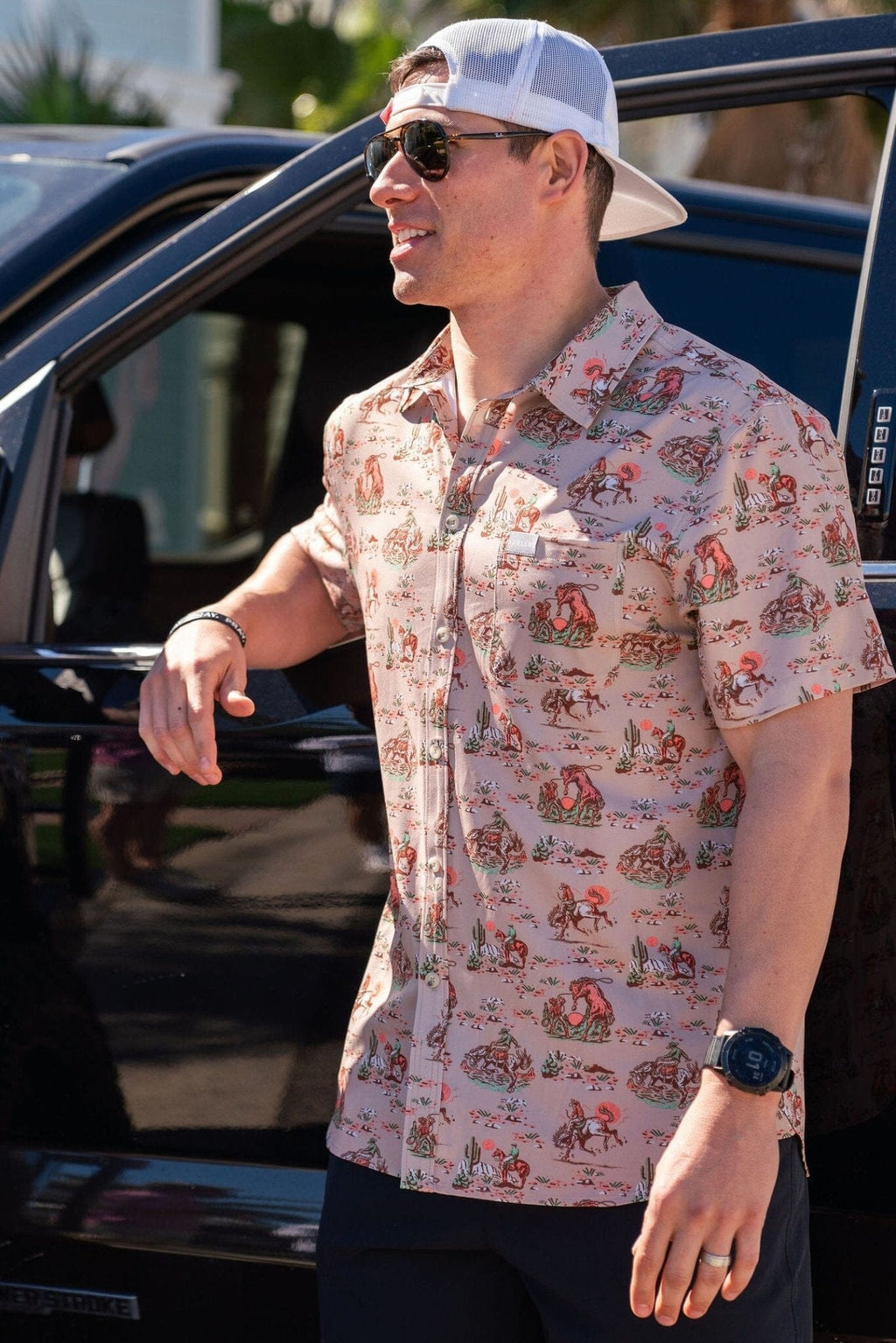 Performance Button Up - Cowboy Up – BURLEBO