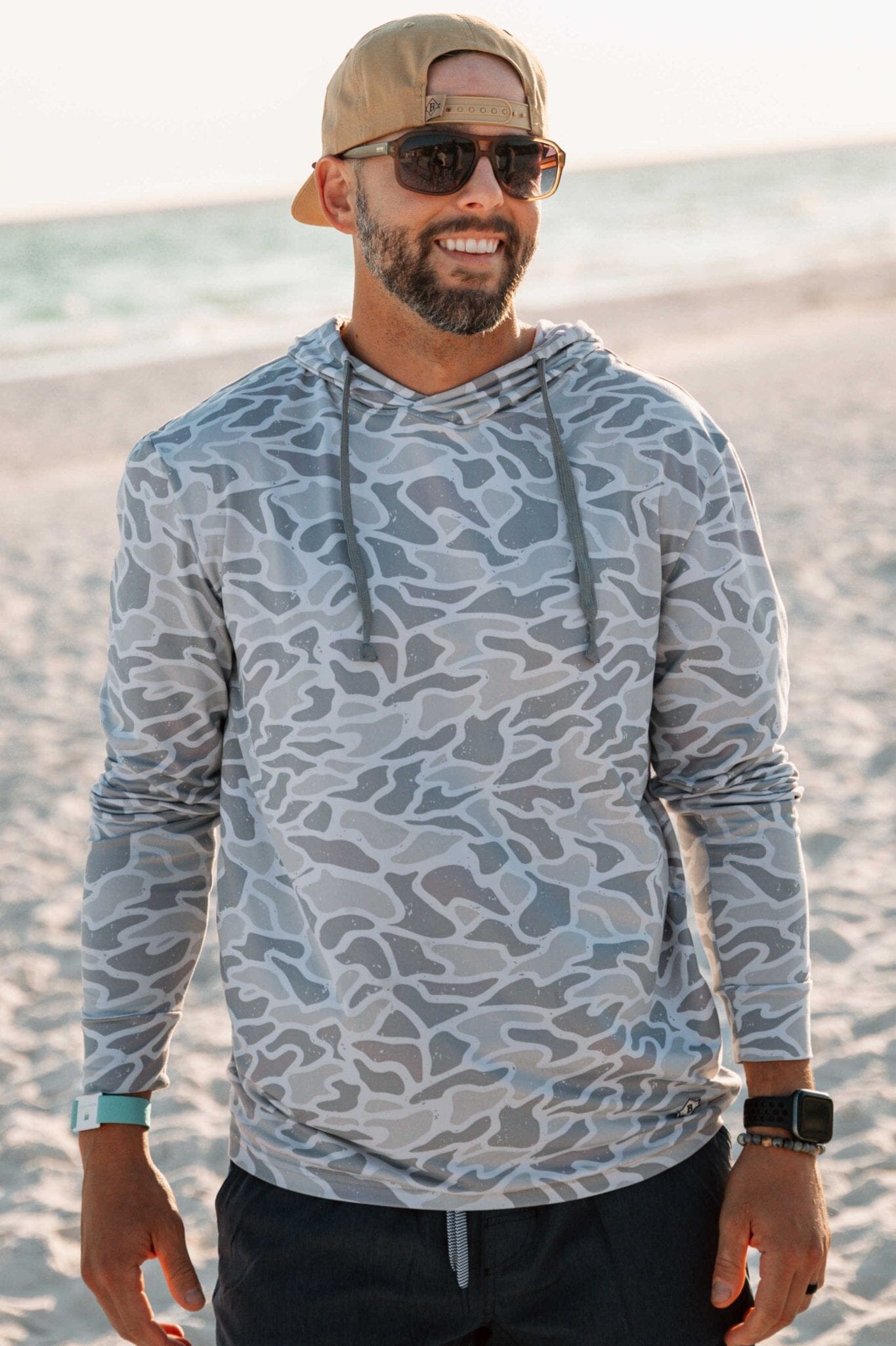 Performance Hoodie - White Camo – BURLEBO