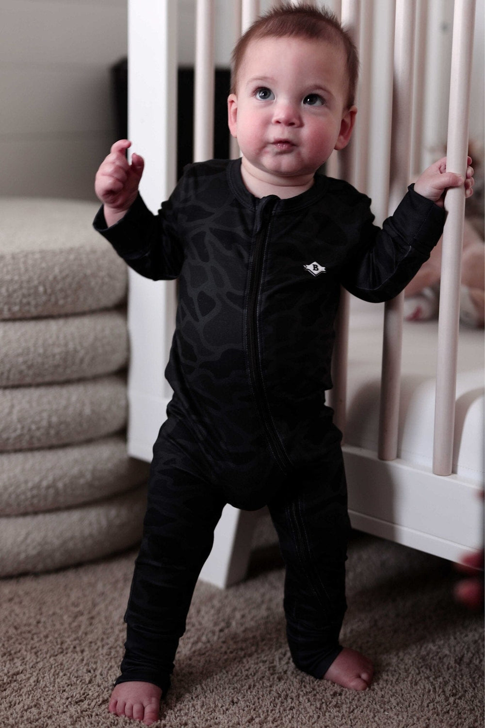 Baby Zip Up - Black Camo – BURLEBO
