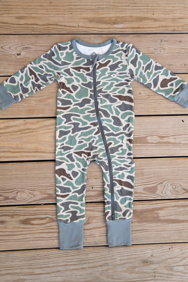 Baby Zip Up - Retro Duck Camo – BURLEBO