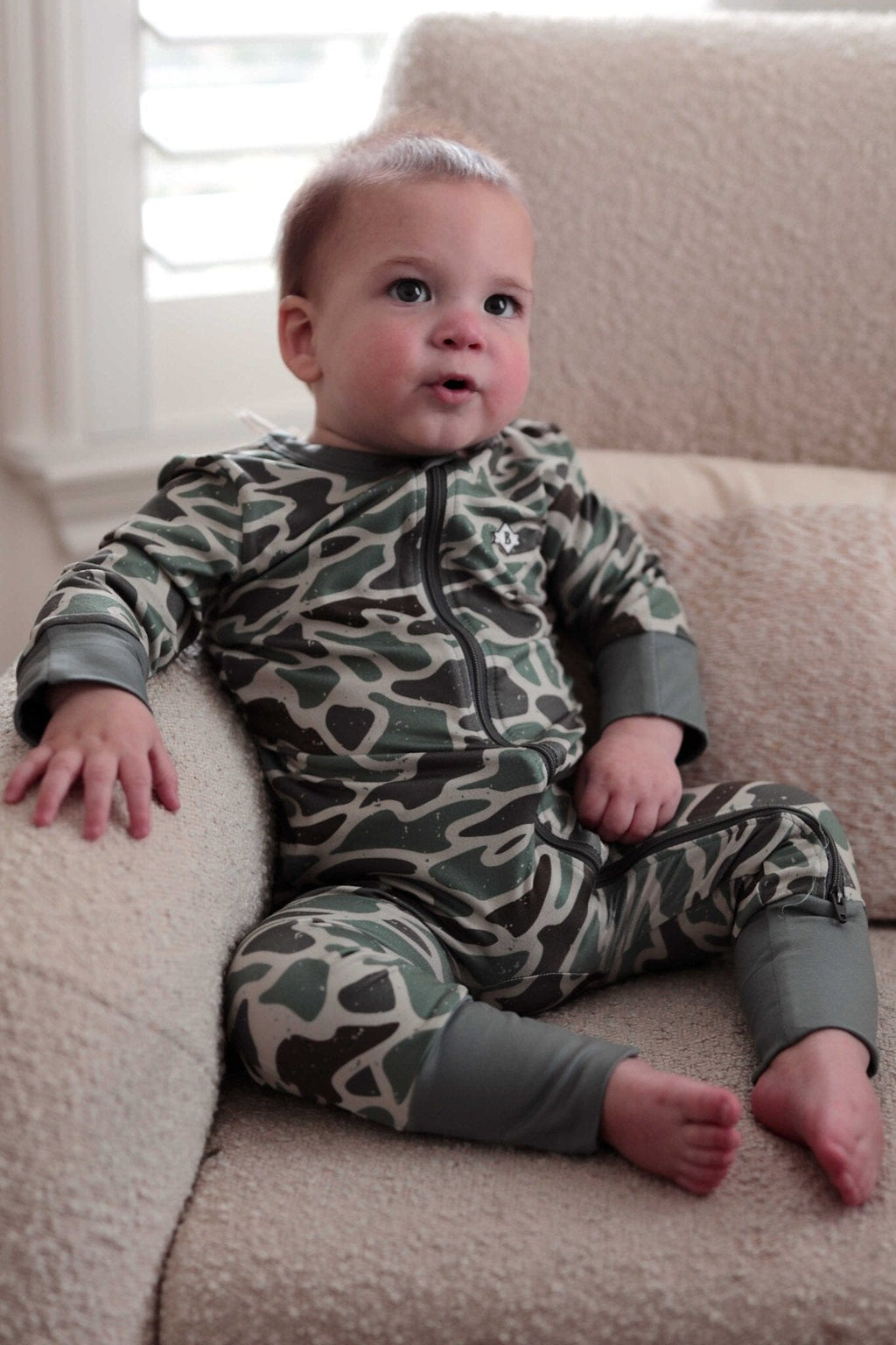 Baby Zip Up - Retro Duck Camo – BURLEBO