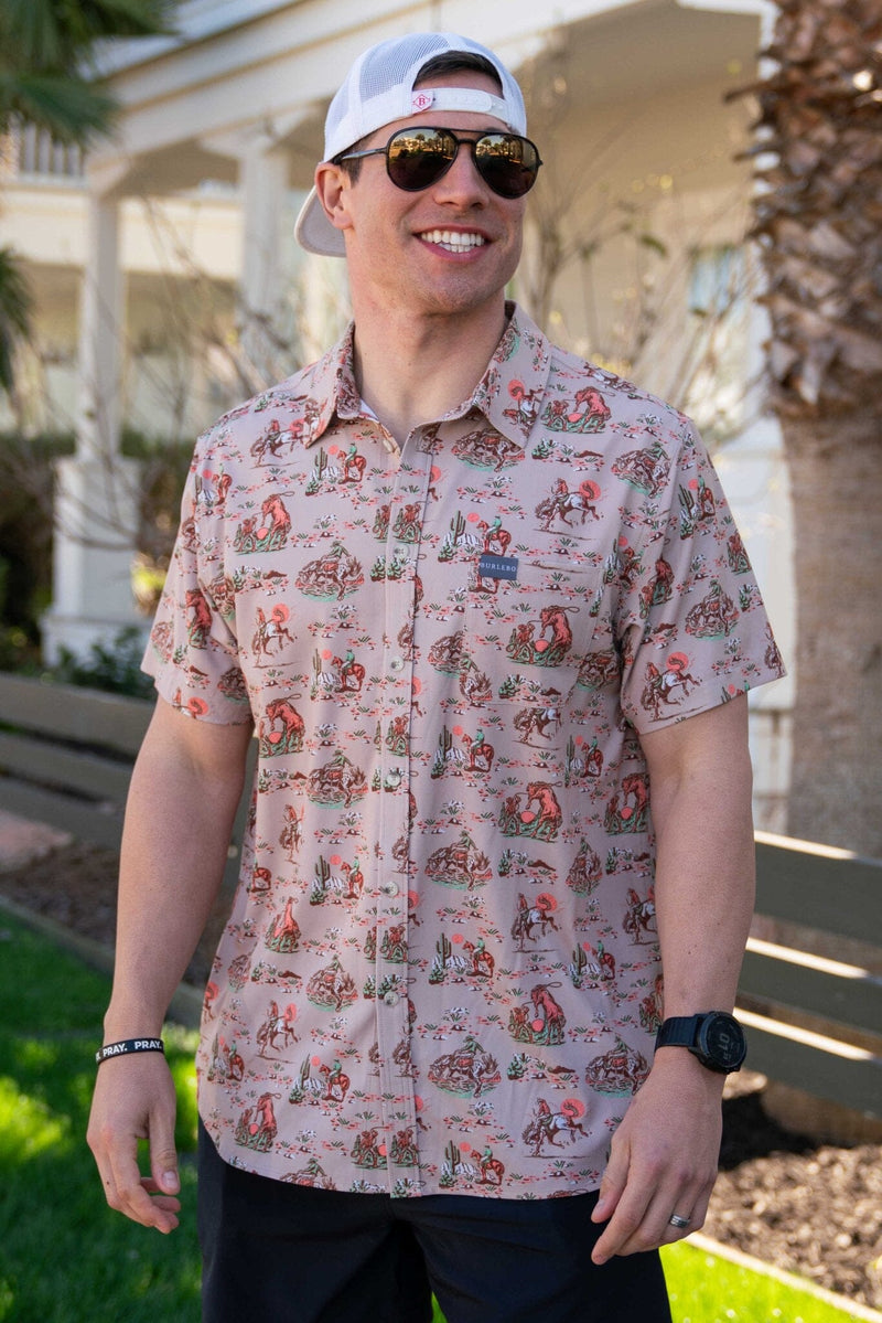 Performance Button Up - Cowboy Up – BURLEBO