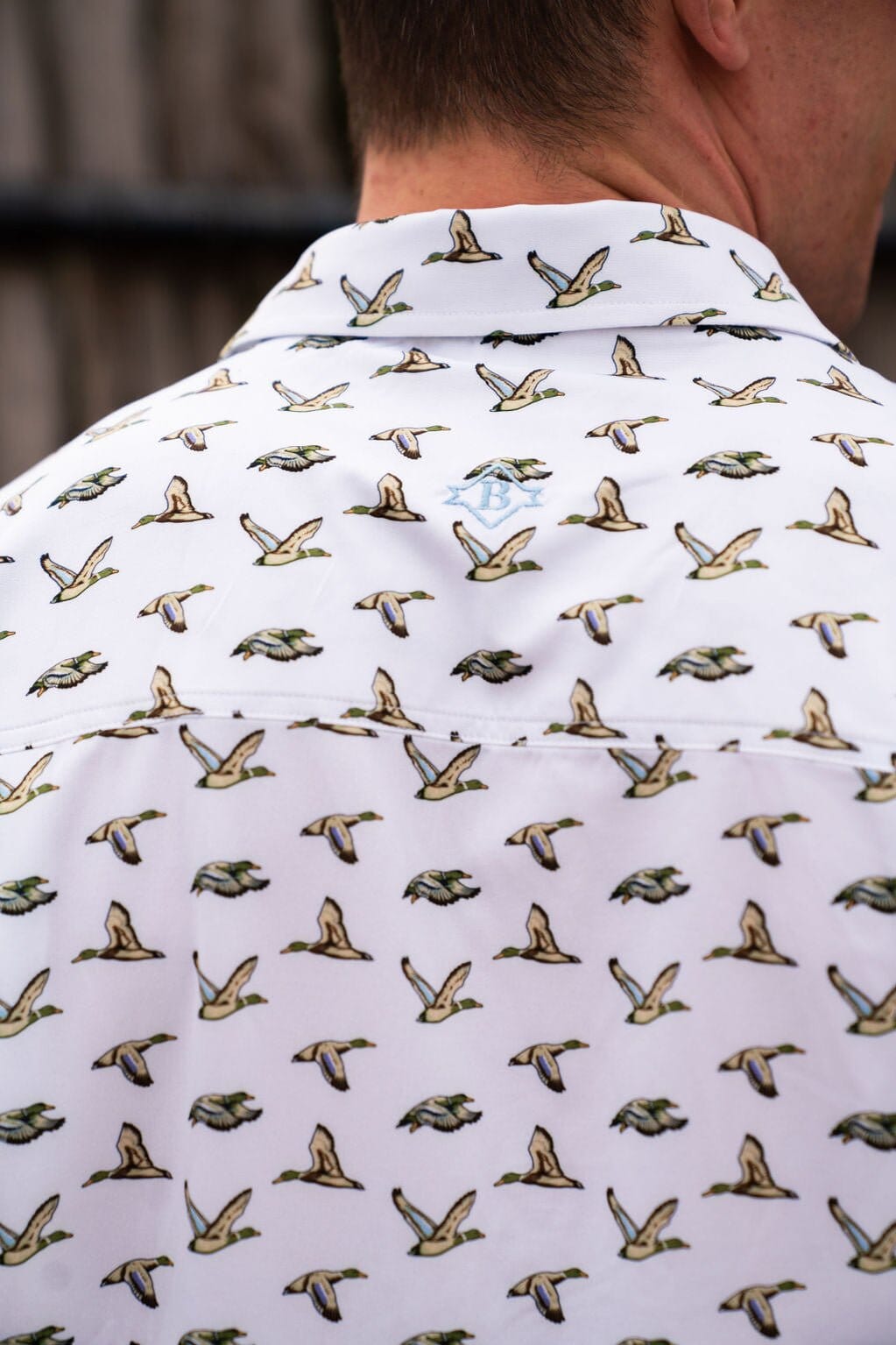 Performance Button Up - Mallard Ducks – BURLEBO