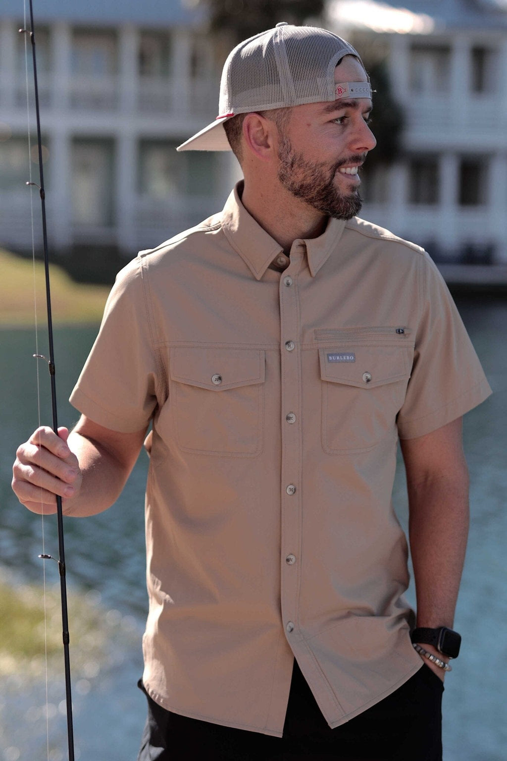 Performance Fishing Shirt - Cobblestone – BURLEBO