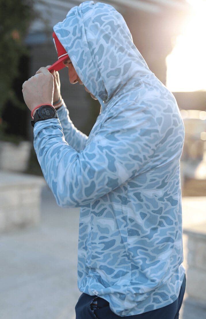 Performance Hoodie Seaside Camo Burlebo